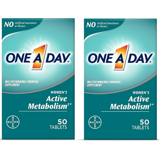 ONE A DAY Womenâ€™s Active Metabolism Multivitamin, Supplement with ...