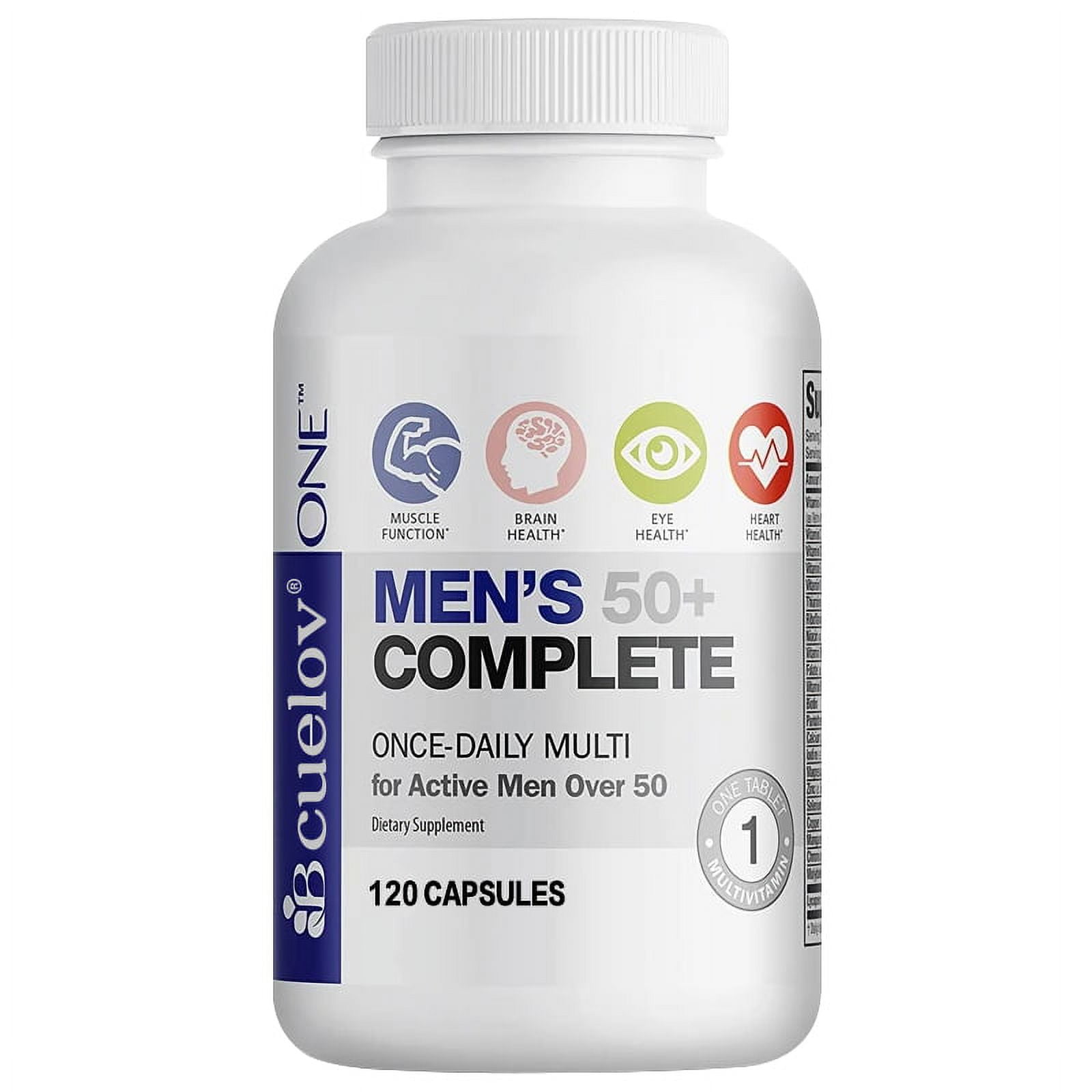 ONE Daily Mens 50+ Complete Multivitamin Multimineral, Support Muscle ...