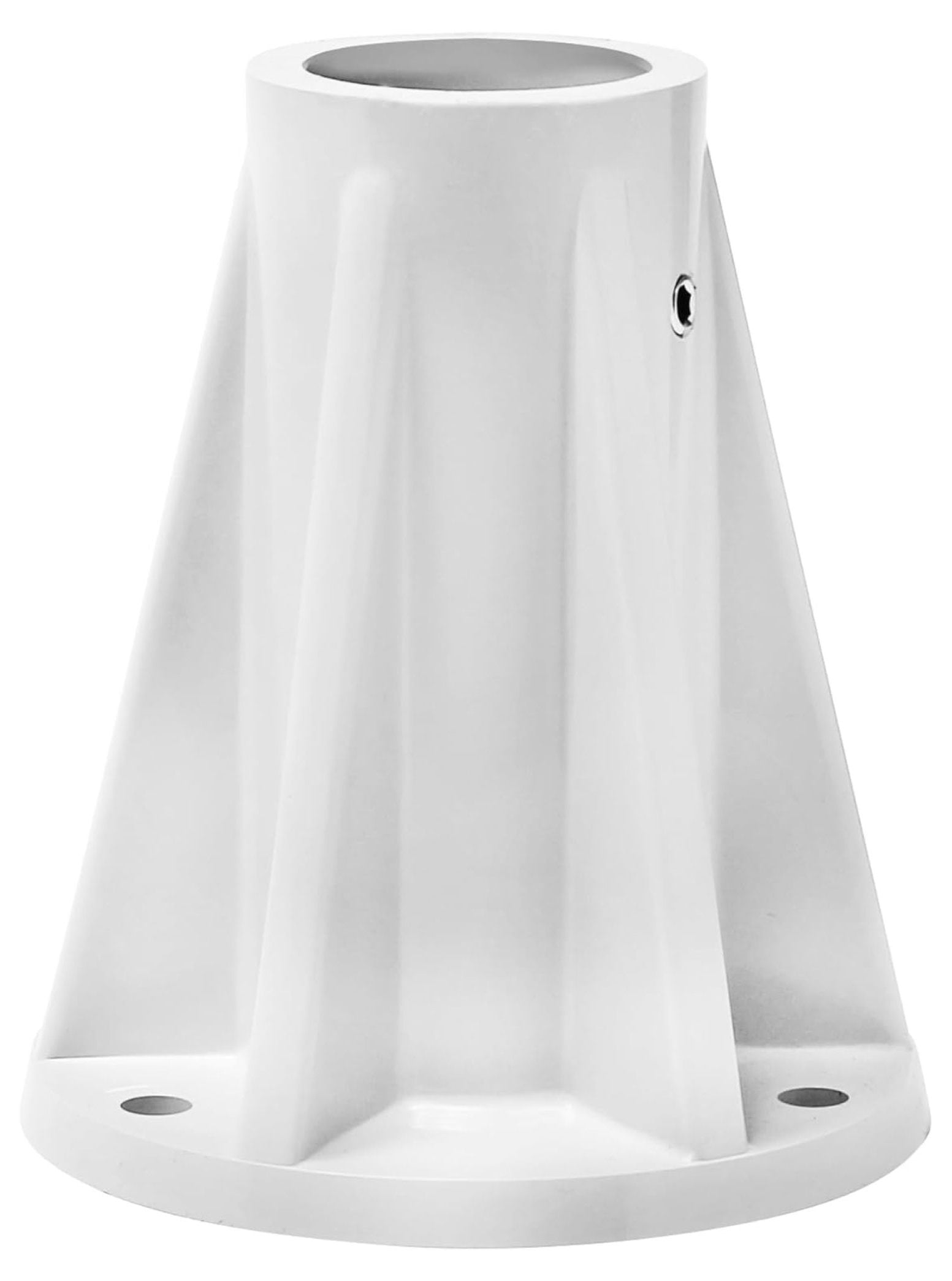 ONE Deng rui 6" White Base for Surface mounting of Deck-to-Pool Rails ...