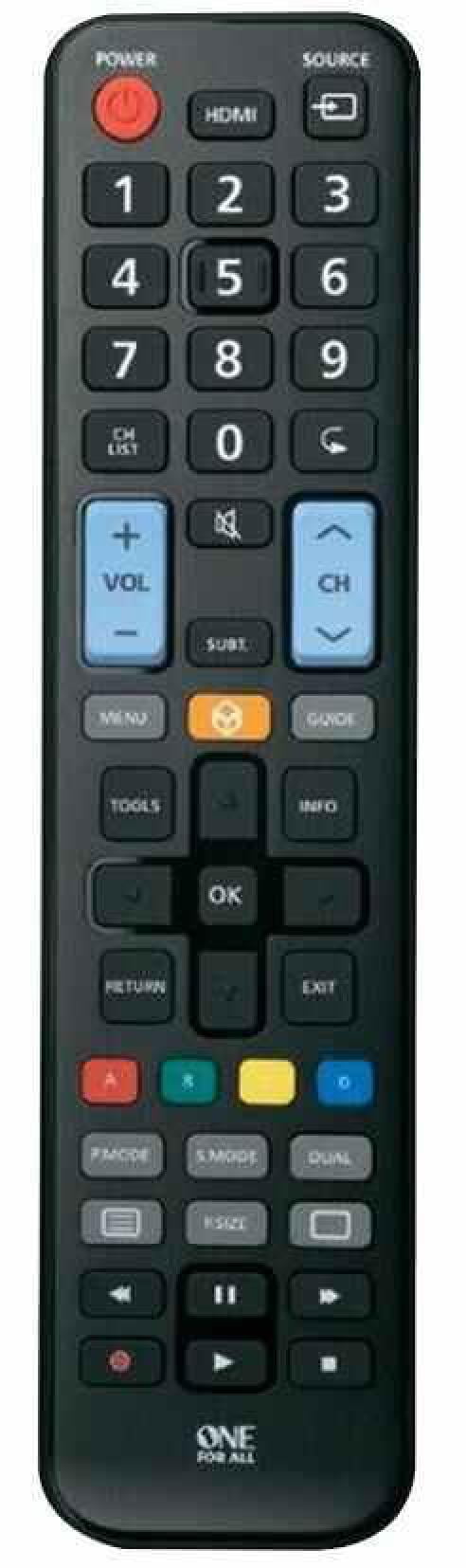 ONE FOR ALL - Universal Remote Control for Samsung TV - Walmart.com