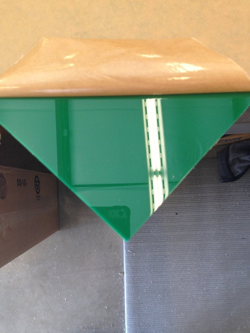 ONE-GREEN ACRYLIC #2030- TRANSLUCENT PLASTIC SHEET 1/8" Thick 24" X 48 ...
