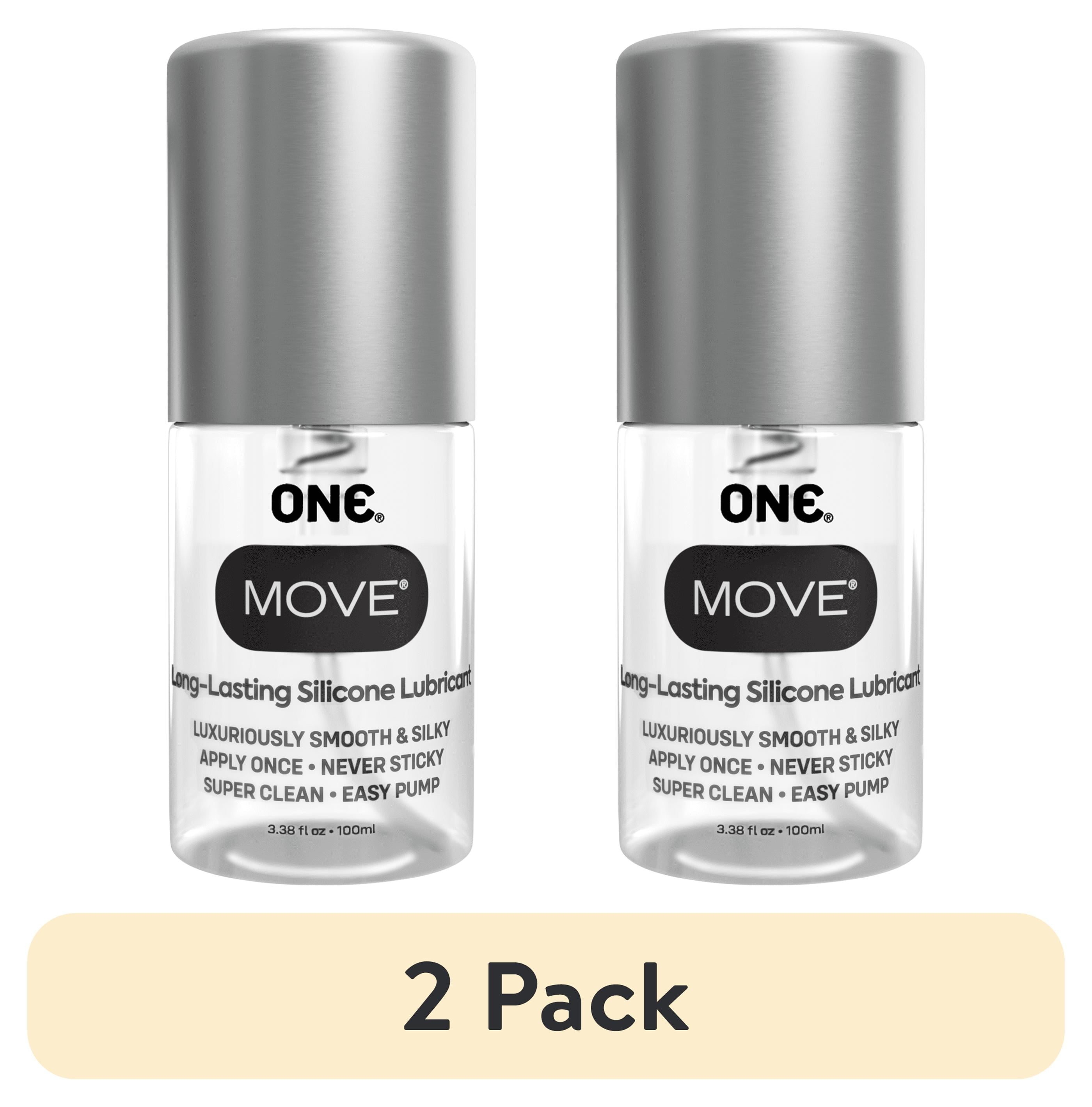 (2 pack) ONE Move | Deluxe Personal Silicone Lubricant | 3.38 oz ...