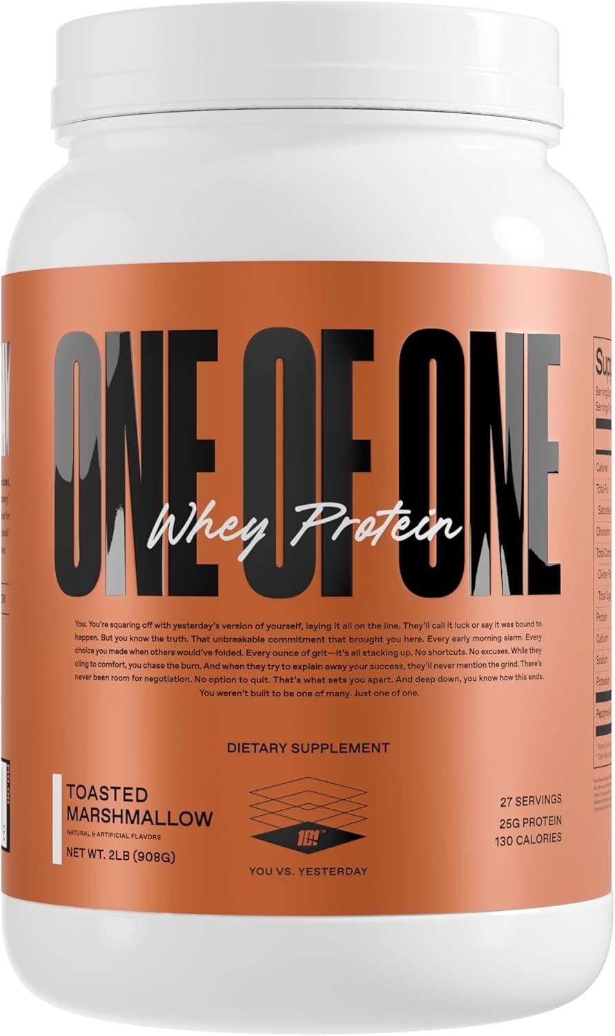 ONE OF ONE Whey Protein Powder – 25g Whey Protein Concentrate with ...