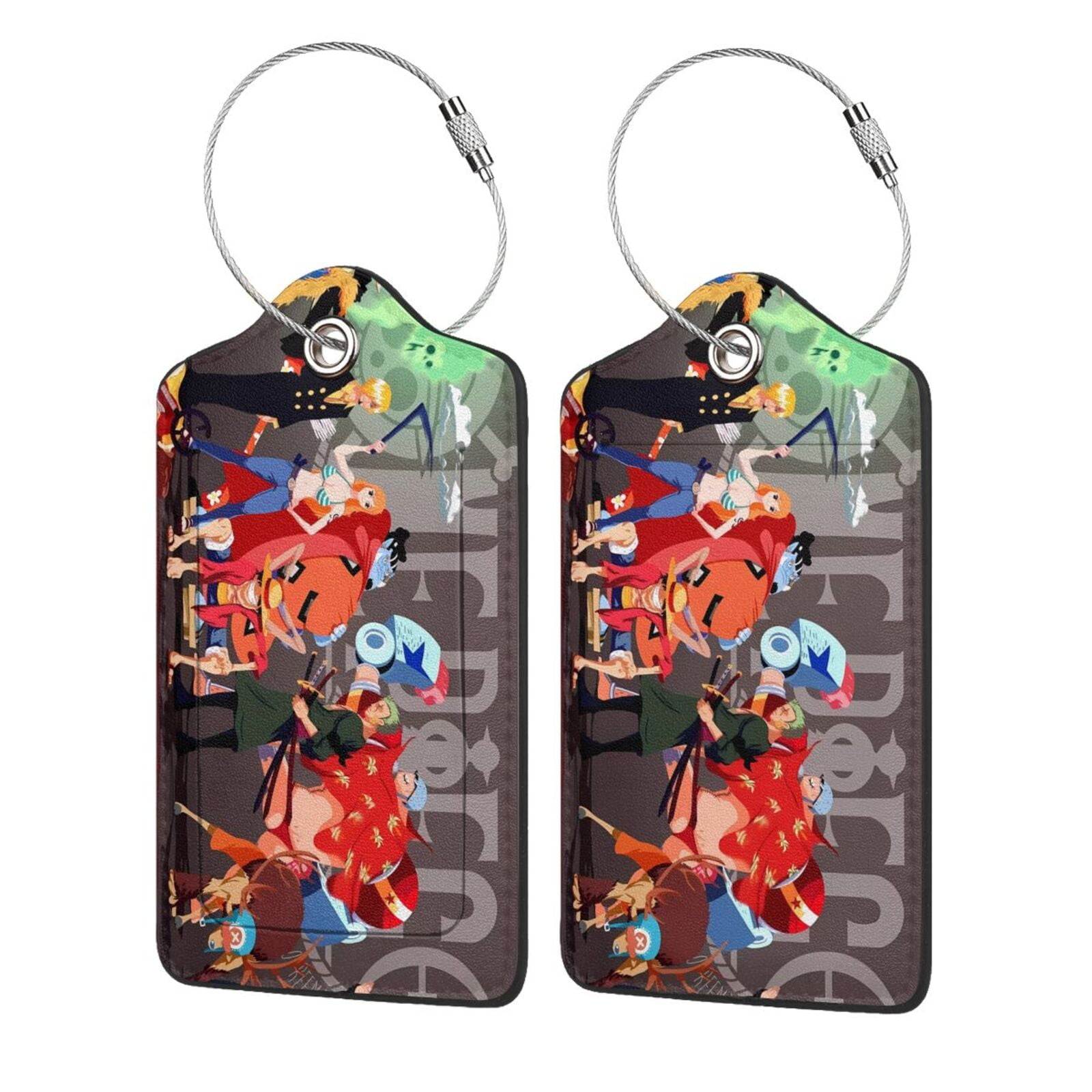 ONE PIECE 10 Luggage Tags for Suitcases Travel ID Identification Labels ...