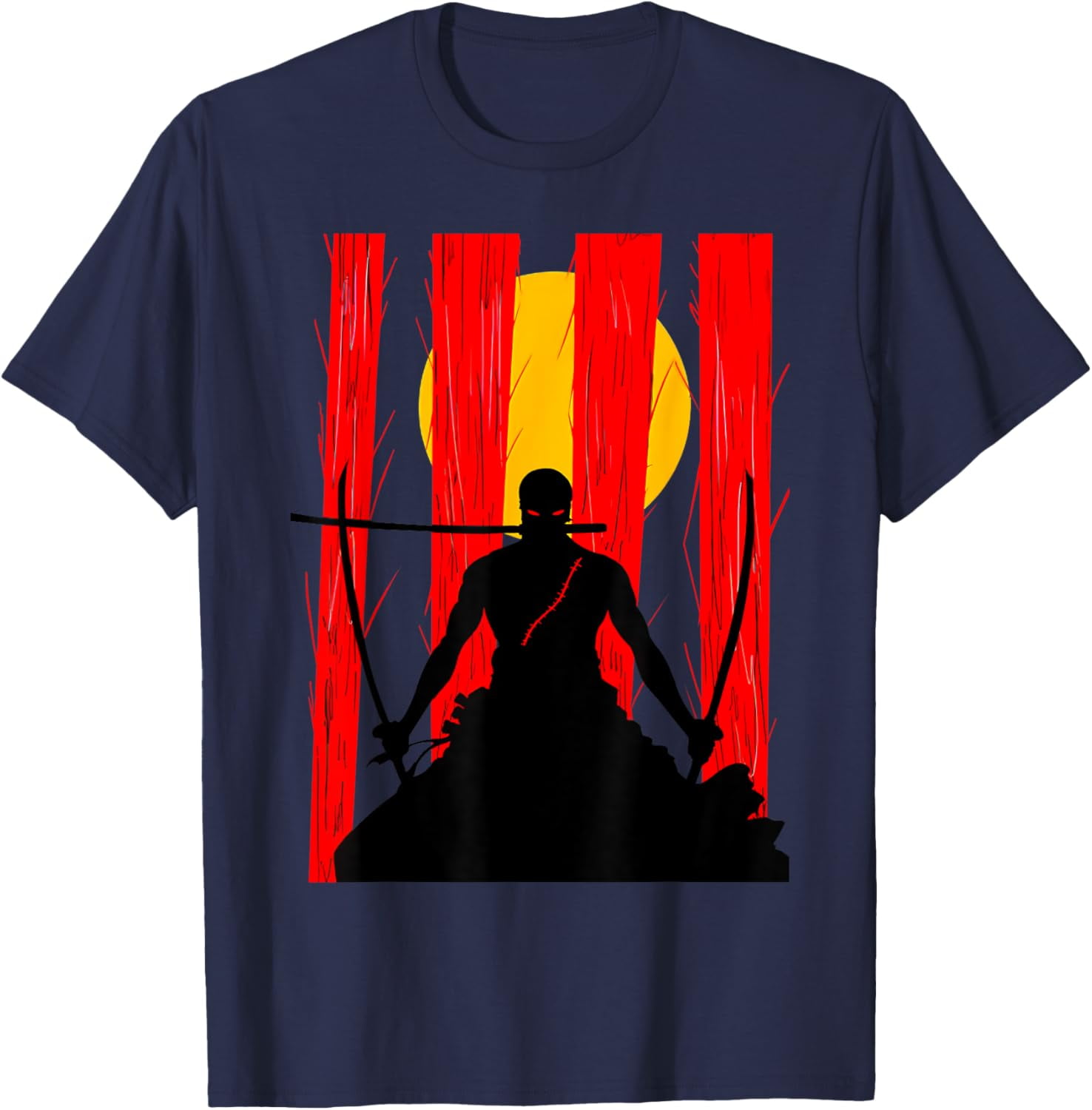 ONE PIECE 2024 Japanese Retro Art Zoro Anime Graphic T-Shirt - Walmart.com