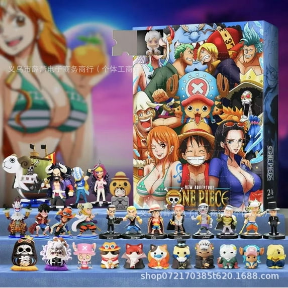 ONE PIECE 2025 Advent Calendar, Surprise Bag, Blind Bag, 24-Day Advent ...