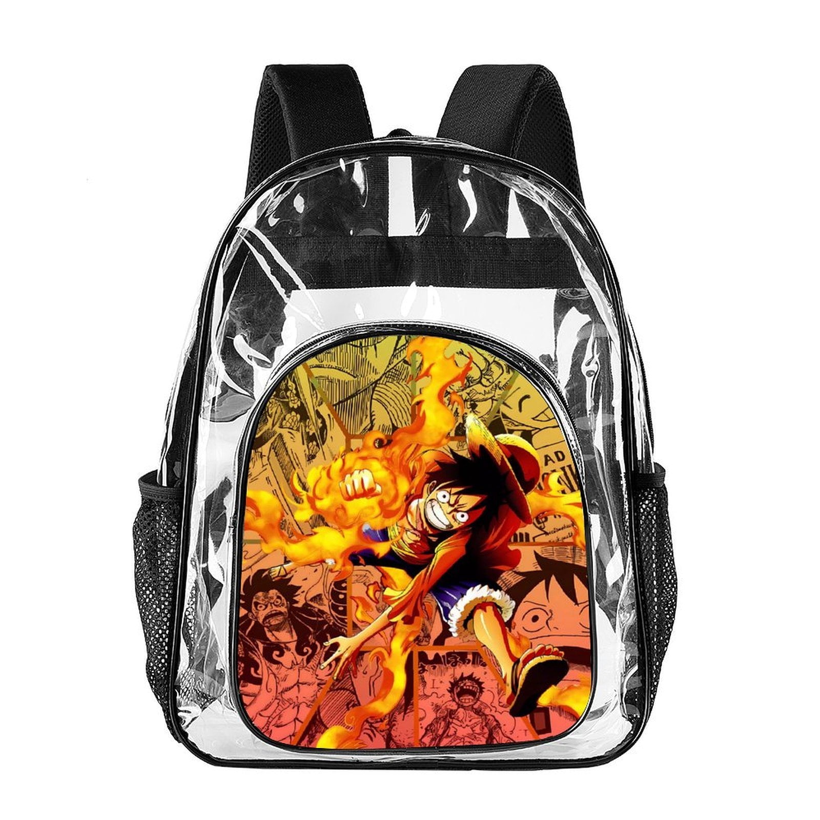 ONE-PIECE 35 Cute Clear Backpack for Mens/Women Gifts Heavy Duty - PVC ...