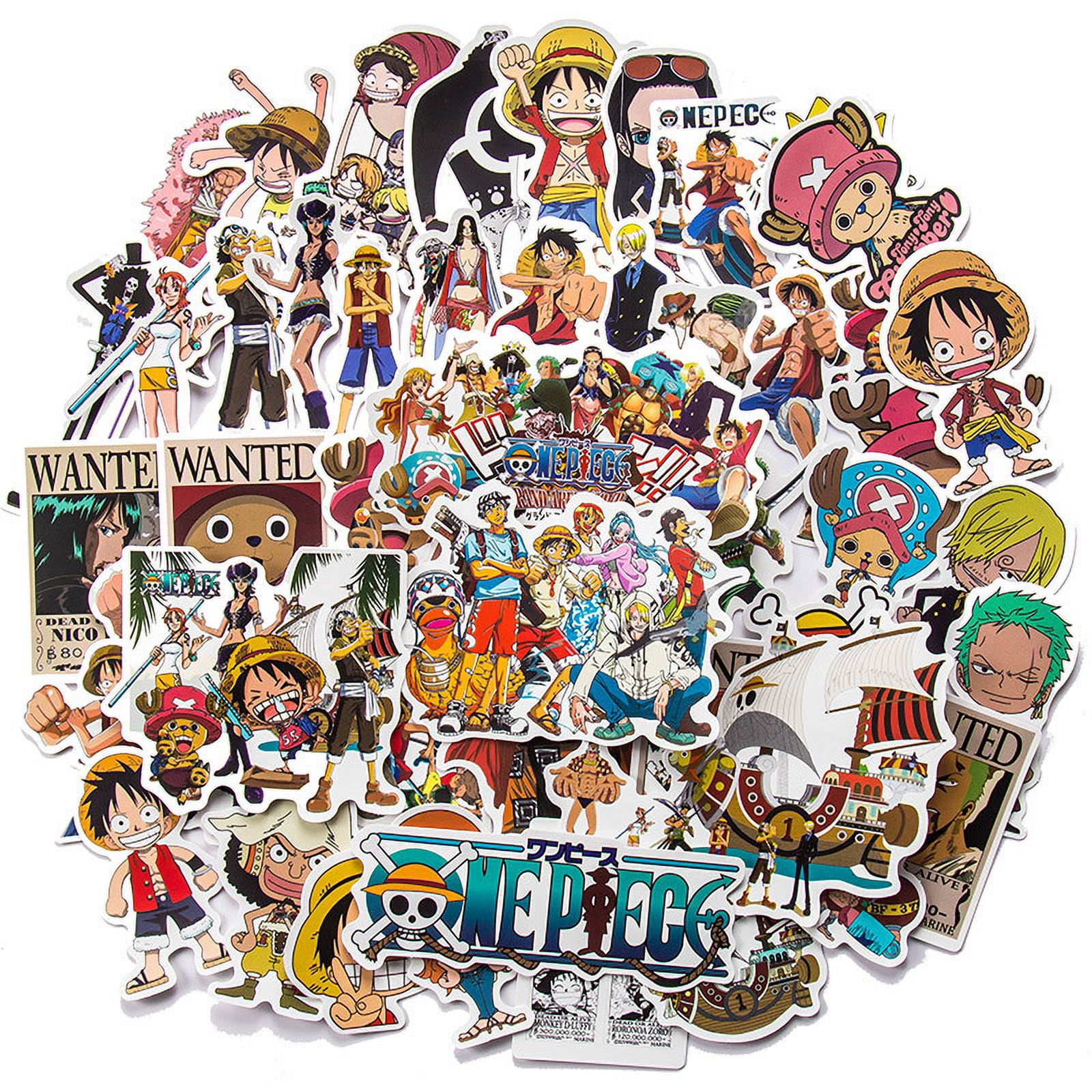 ONE-PIECE 50Pcs Cartoon Movie Stickers Gifts for Kids Girl Laptop, Cute ...