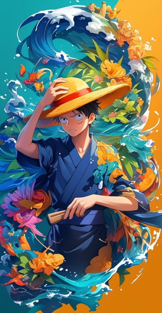 ONE PIECE 5D Diamond Craft Painting Kits Monkey D. Luffy Diamond Art ...