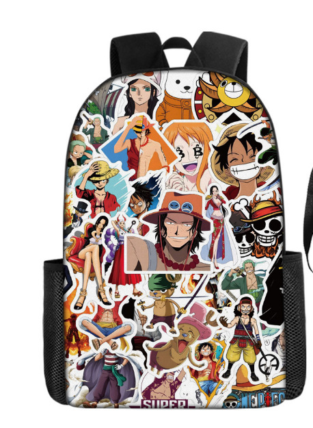 ONE-PIECE Anime Backpack For Women Men, Fashion Daypack, Classic High ...