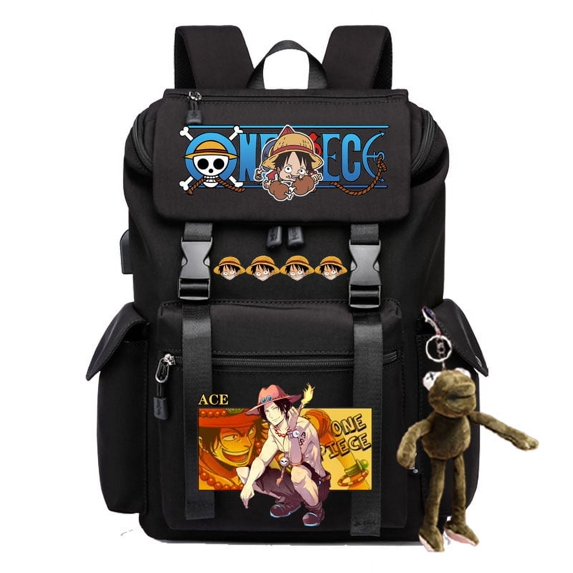 ONE PIECE Anime Backpacks Cartoon Laptop Backpack Daypack 3D Printed ...