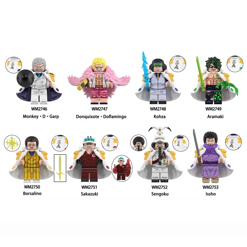 ONE PIECE Custom Building Block X 8 Set A - Walmart.com