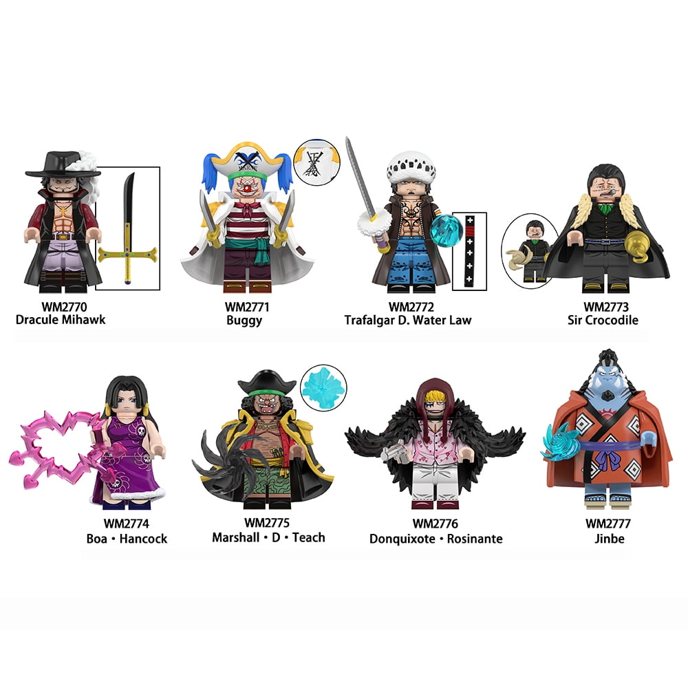 ONE PIECE Custom Minifigures Building Block X 8 Set I - Walmart.com