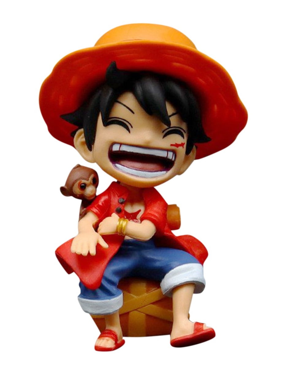 ONE PIECE Cute Monkey D Luffy Action Figure Diamond Collection Action ...