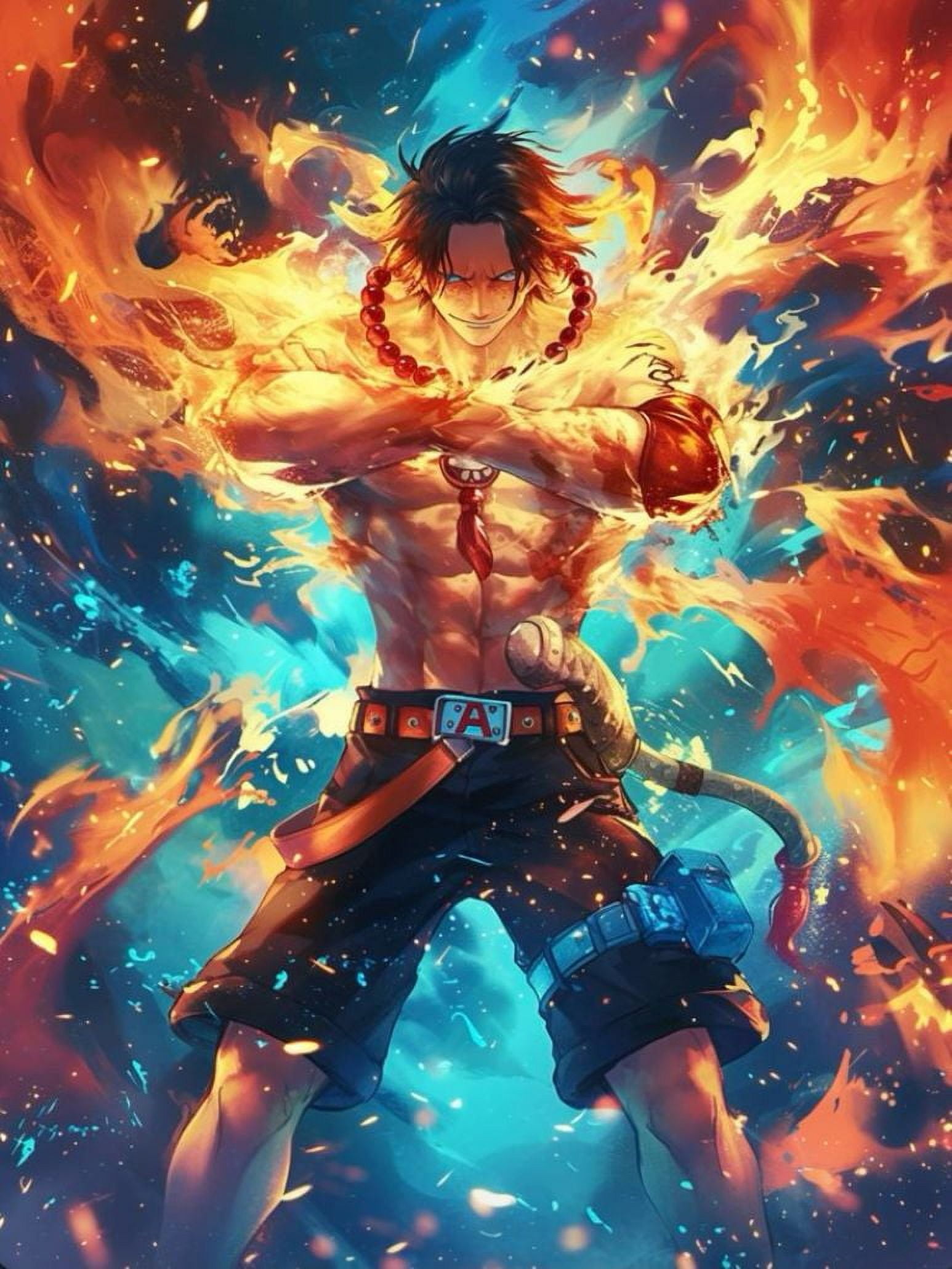 ONE PIECE Diamond Painting Kits for Adults,Monkey D. Luffy Diamond ...