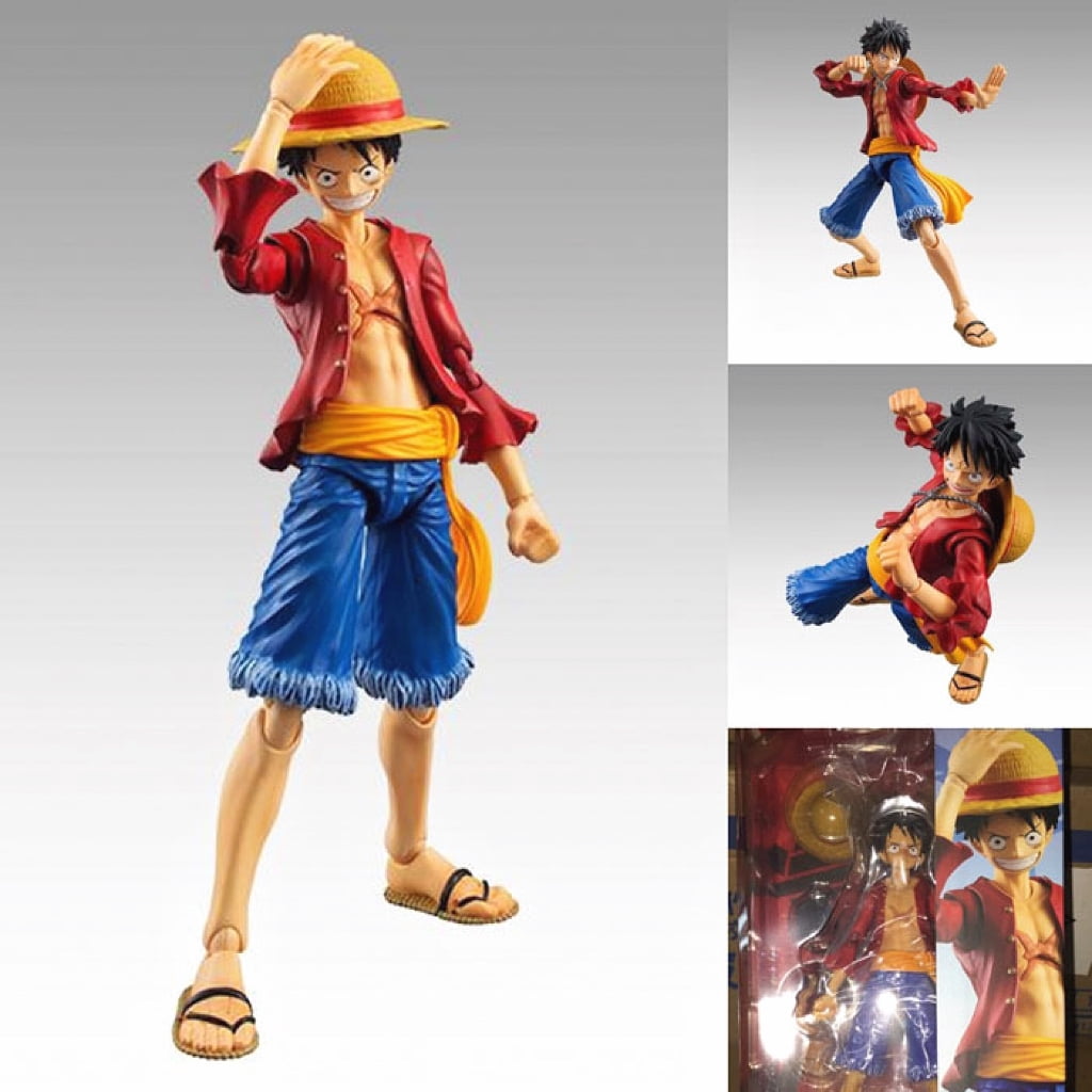 ONE PIECE LUFFY Anime Figures Full Body Movable Figure Model ...