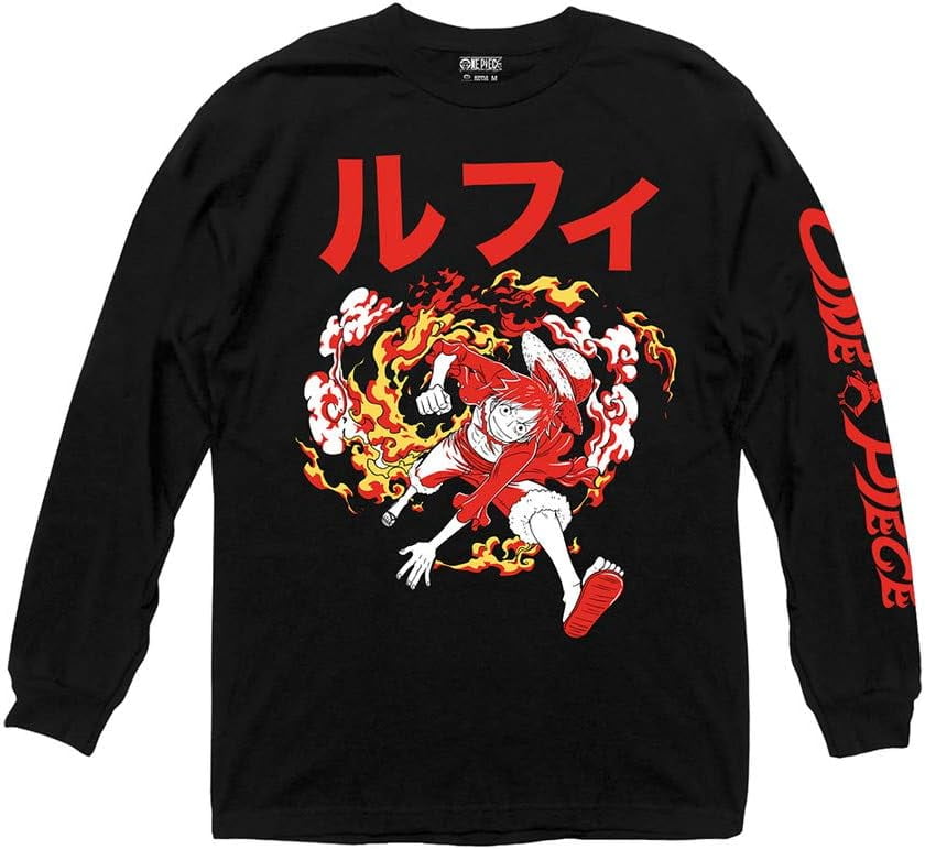 ONE PIECE Ripple Junction One Piece Adult Luffy Smoke Fire Heavy Weight ...