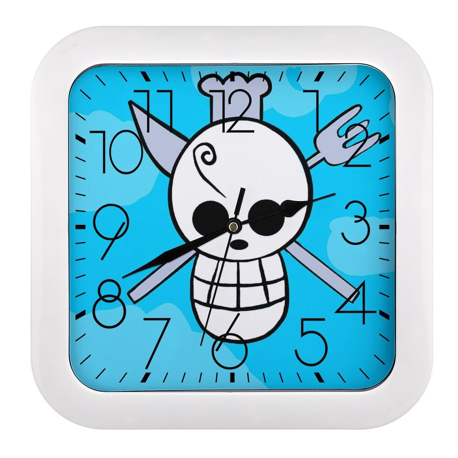ONE PIECE Square wall clock battery operated decorative - Walmart.com
