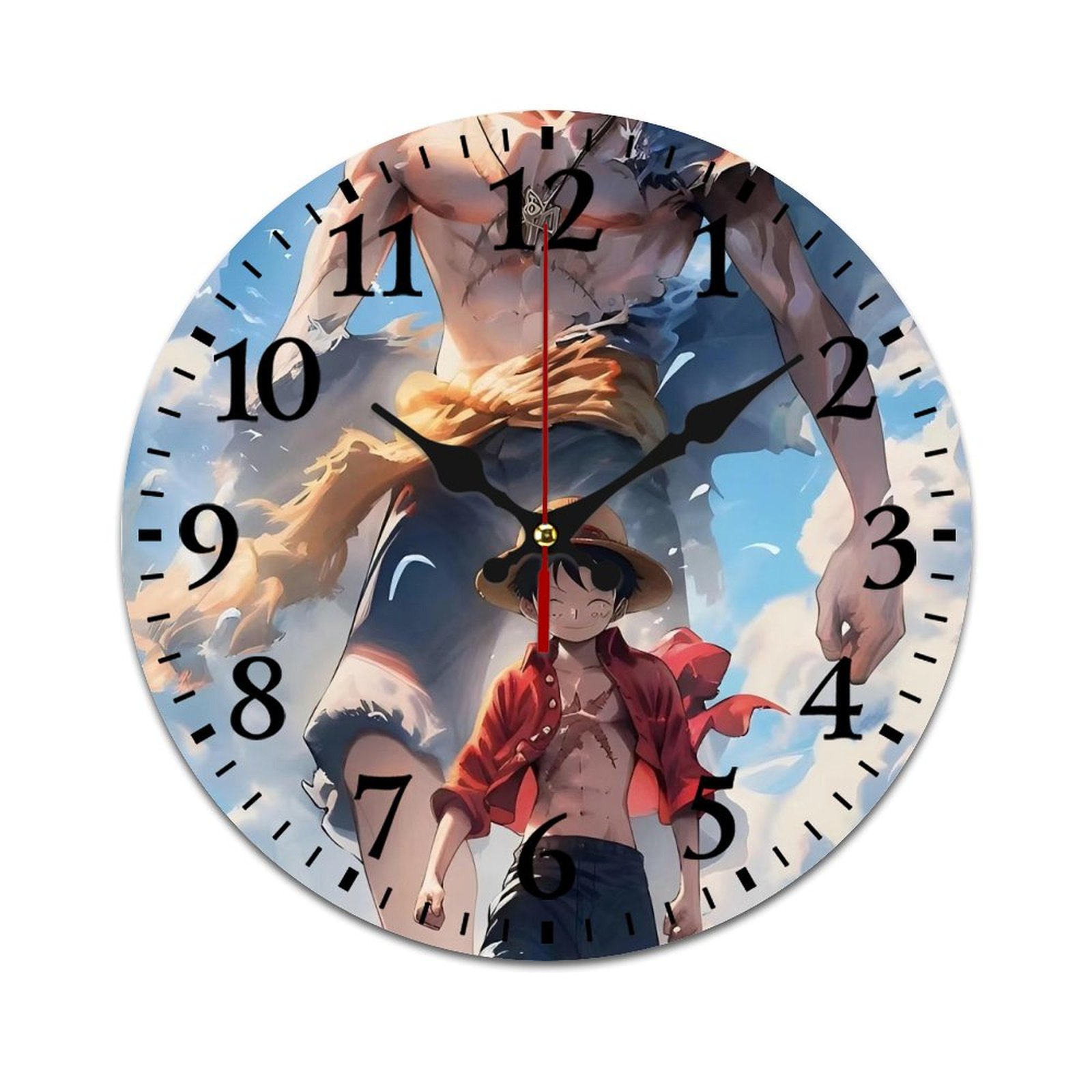 ONE PIECE wall clocks battery operated decorative 34cm/13.39in ...