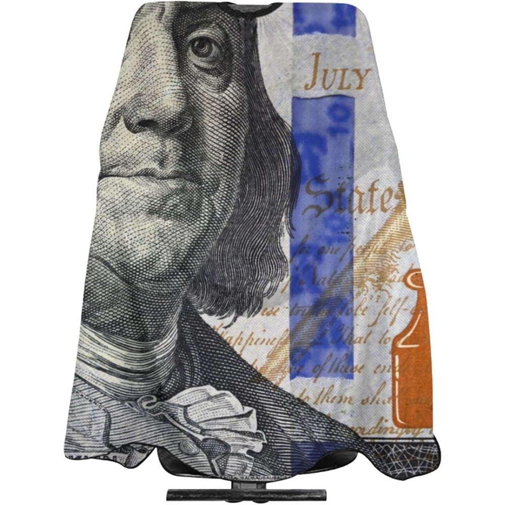 ONE TO PROMISE Dollars Bill Cash Barber Cape Usa One Hundred Dollars ...