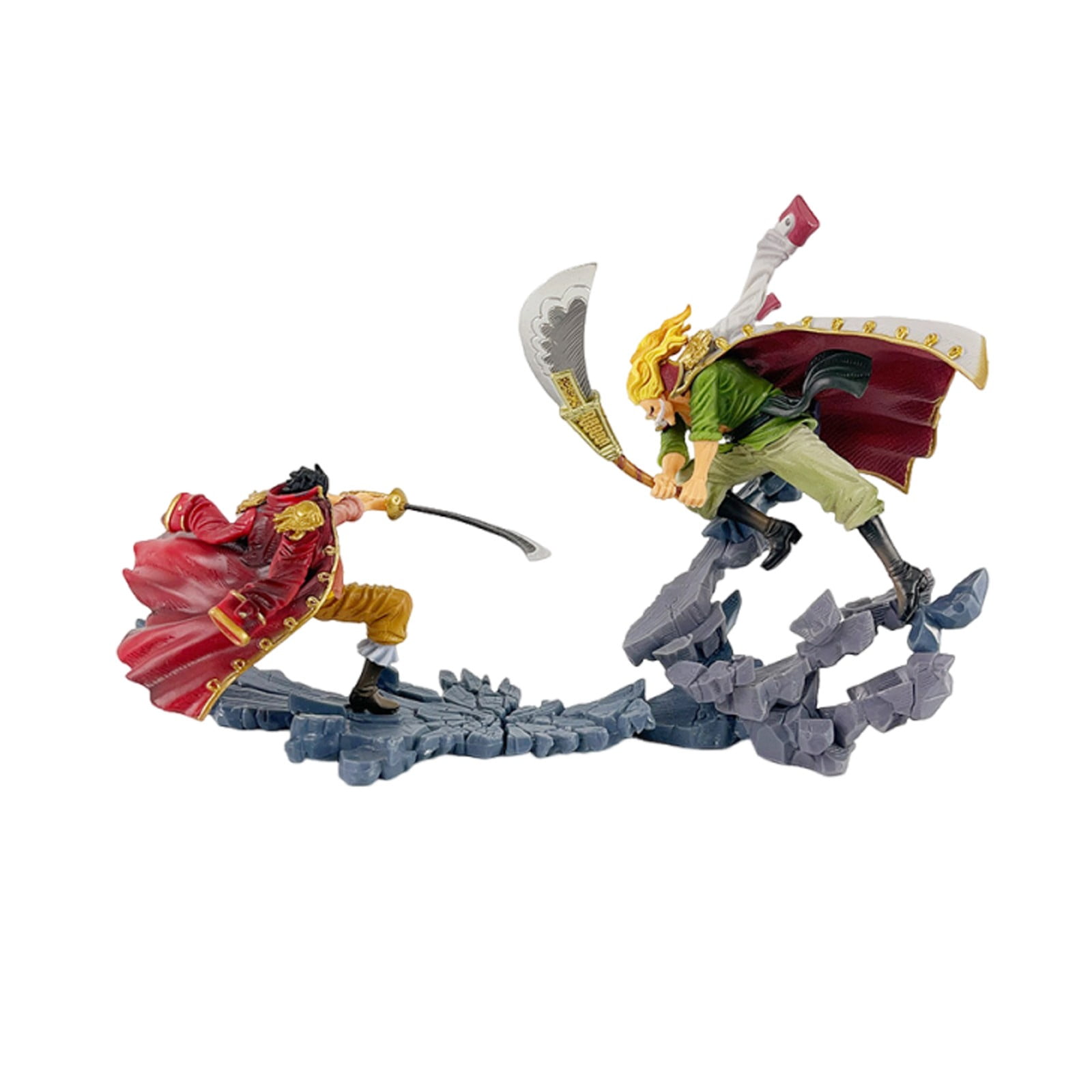 ONE Piece The GOL.D.Roger VS Manhood Edward Figure,9.06-inch ...