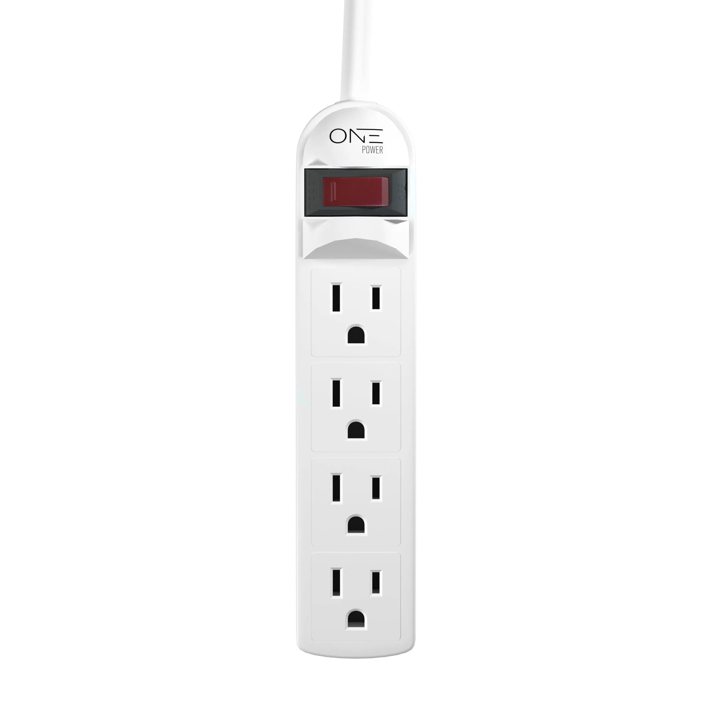 Unknown CC PS401 2 Ft White 4 Outlet Extension Cord - Walmart.com