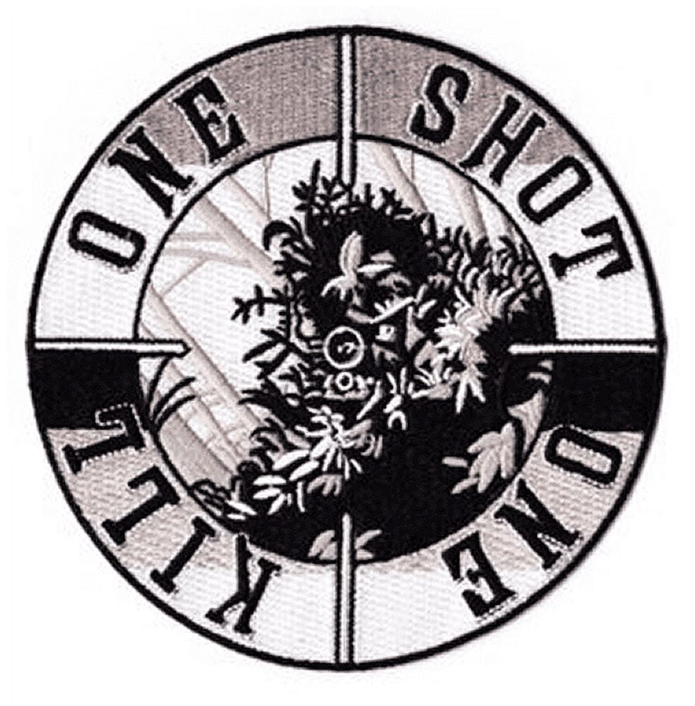 ONE SHOT ONE KILL SNIPER PATCH RIFLE SHOOT BRM MARKMANSHIP - Walmart.com