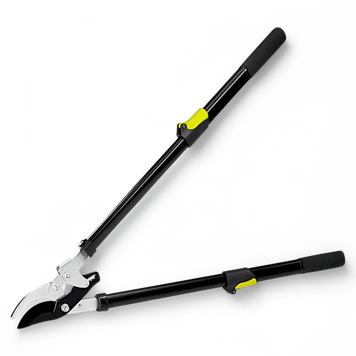 ONE STOP GARDENS Long-Reach Ratcheting Bypass Lopper with Telescoping ...