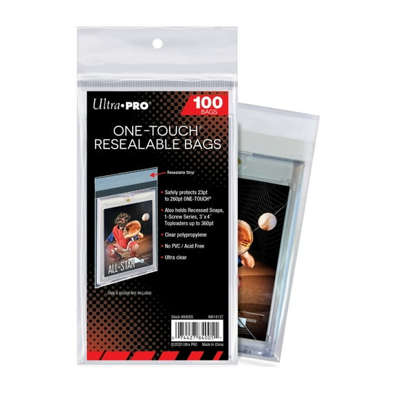 ONE-TOUCH® Resealable Bags, Fits up to 260PT (100ct) - Walmart.com
