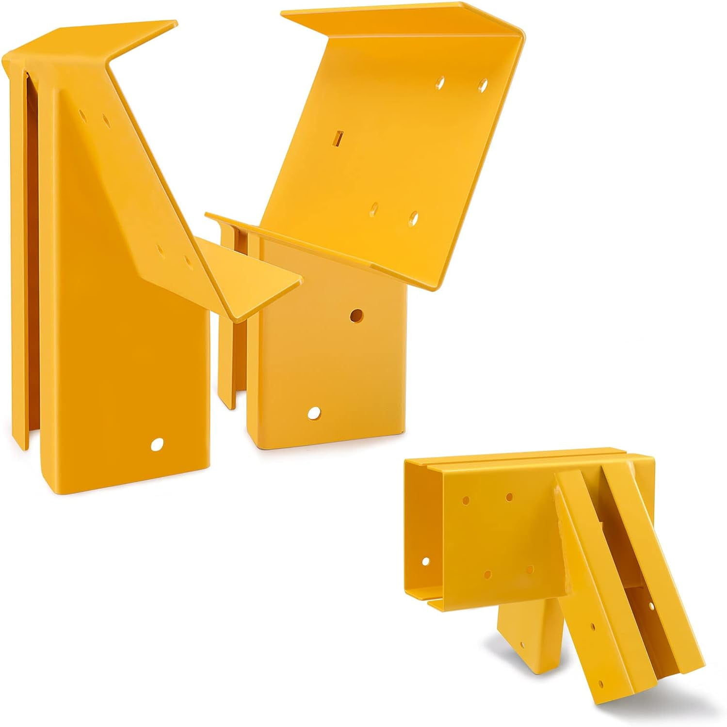 ONECHOI Heavy-Duty Swing Set Brackets, 10" DIY Wood Swing End Bracket ...