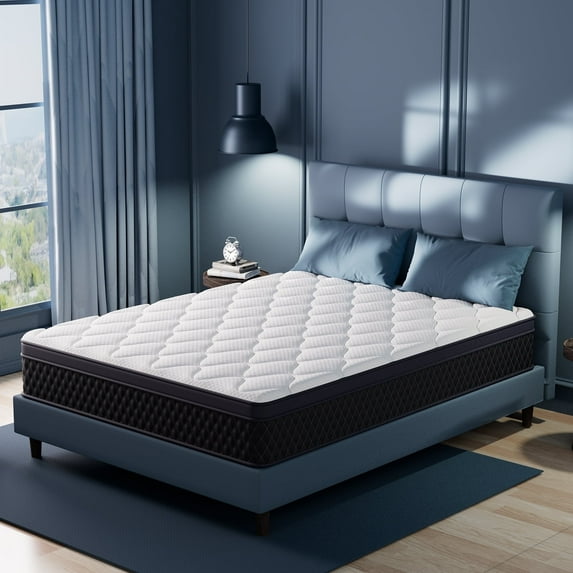EDX 10 Inch King Mattress with Individually Pocketed Springs, Memory ...