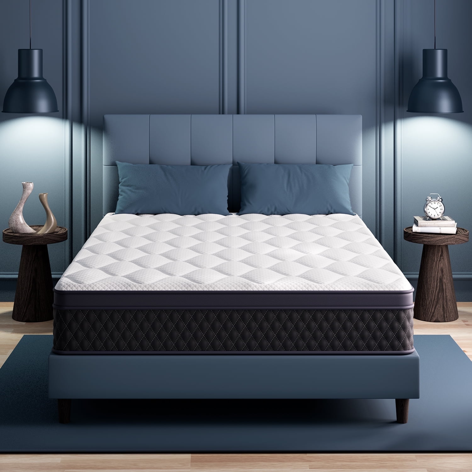 EDX 10 Inch TwinXL Mattress with Individually Pocketed Springs, Memory ...