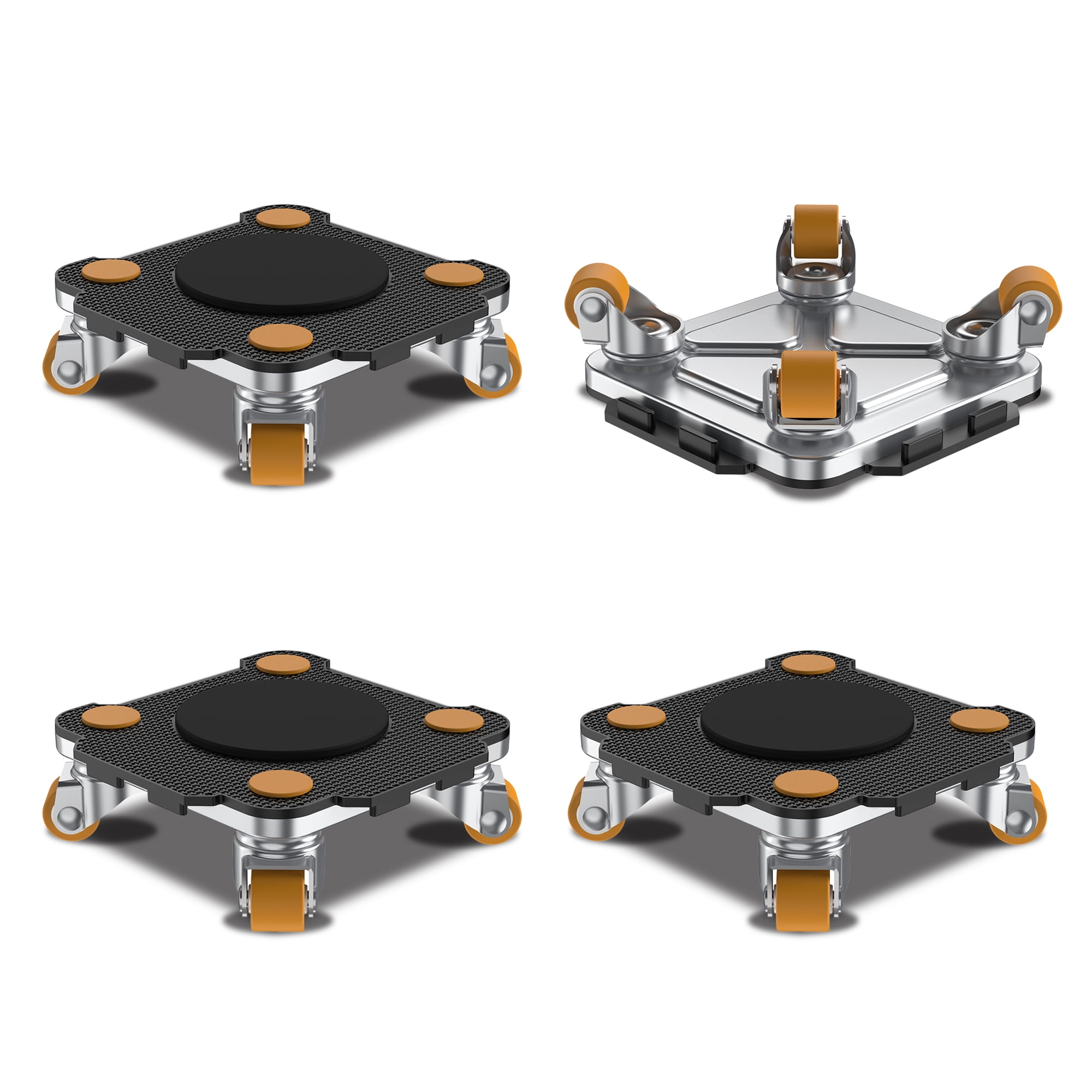 ONEON Furniture Mover Pro 4-Pack Enhanced Dollies with Custom TPE ...