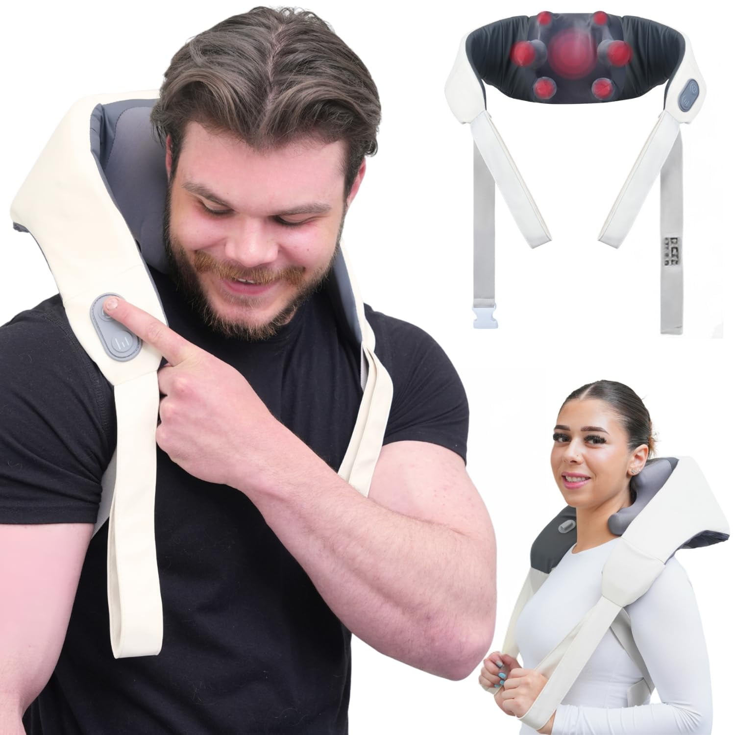 ONERVA™ Neck, Shoulder & Back Massager AIS1 - 6D Advanced Massage ...