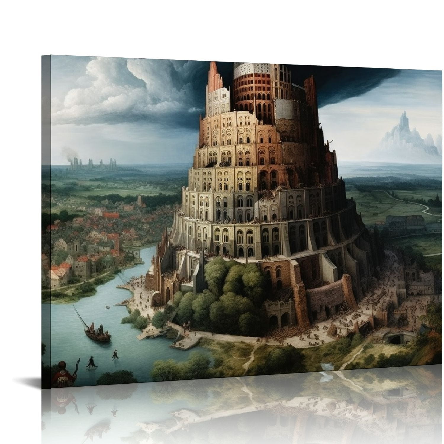 ONETECH A&T ARTWORK The Great Tower of Babel 1563 The Elder Classic Art ...