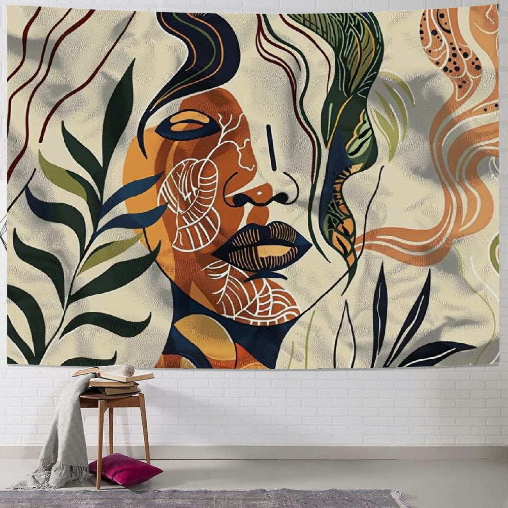 ONETECH Abstract Boho Tapestry Wall Hanging Modern Bohemian Aesthetic ...