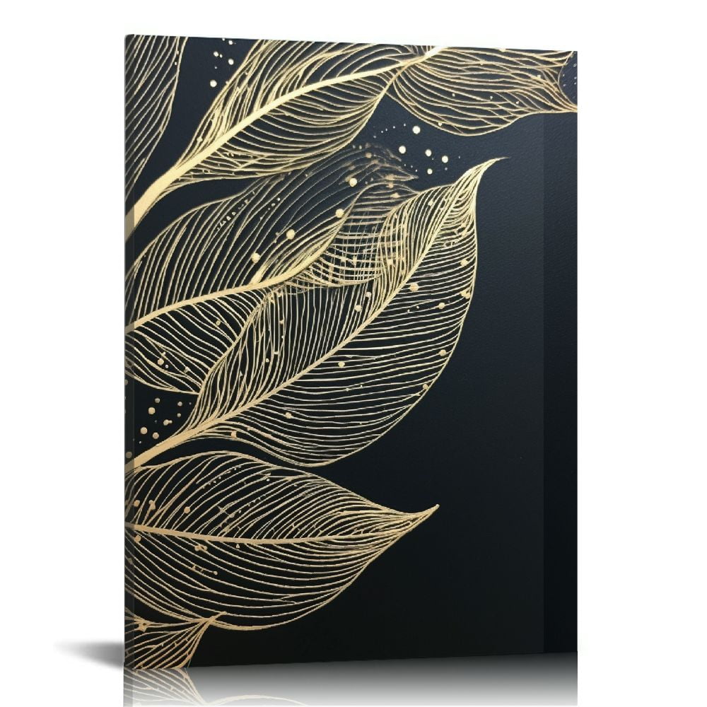 ONETECH Abstract Leaf Painting Wall Art Modern Aesthetic Picture ...