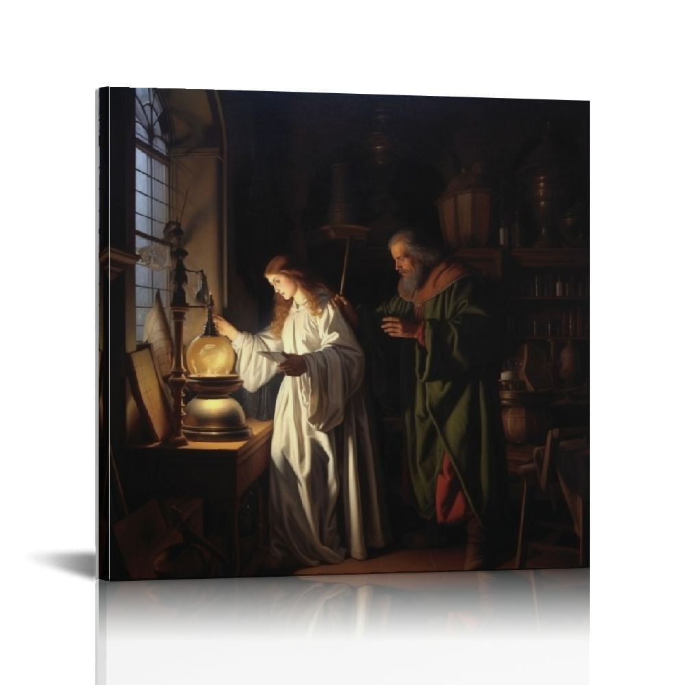 ONETECH Abstract Wall Art Famous Artwork Classic Painting Alchemist ...