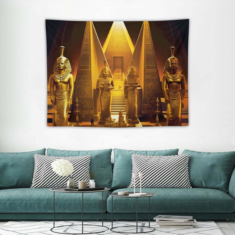 ONETECH Ancient Egyptian Decor Tapestry, Egypt Pyramids History Sphinx ...