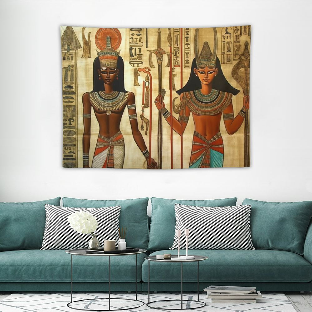 ONETECH Ancient Egyptian Tapestry Pharaoh Hieroglyphic Cool Mythology ...