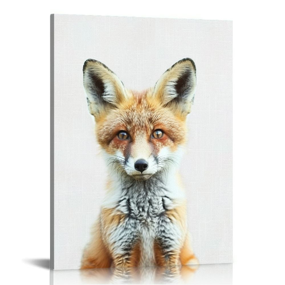 ONETECH Animal Posters and Prints ART - Fox Canvas Painting Wall Art ...