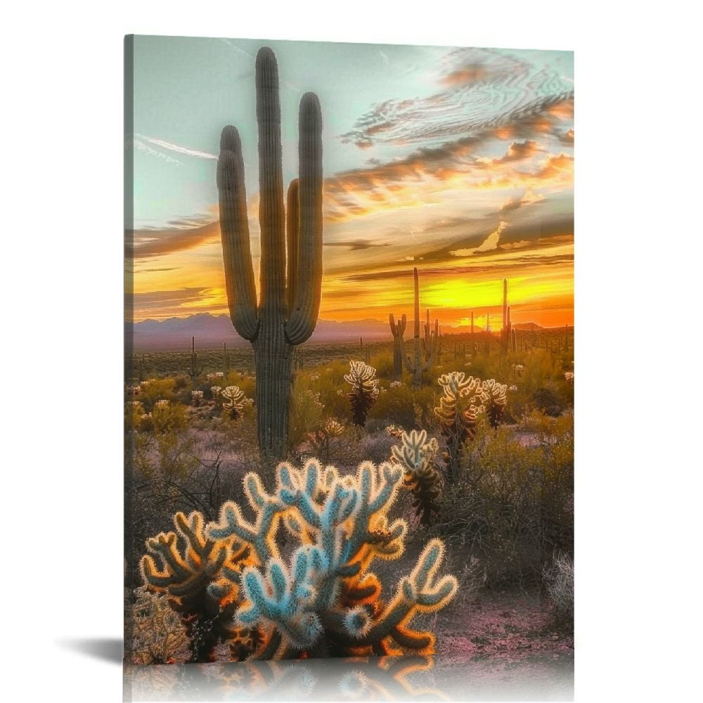 ONETECH Arizona Canvas Wall Art Arizona Desert Landscape Picture ...