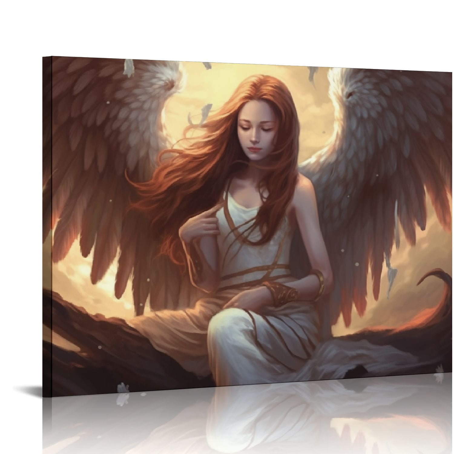 ONETECH Art Poster, Religious 3D Oil Painting Gift Wall Art, Little ...