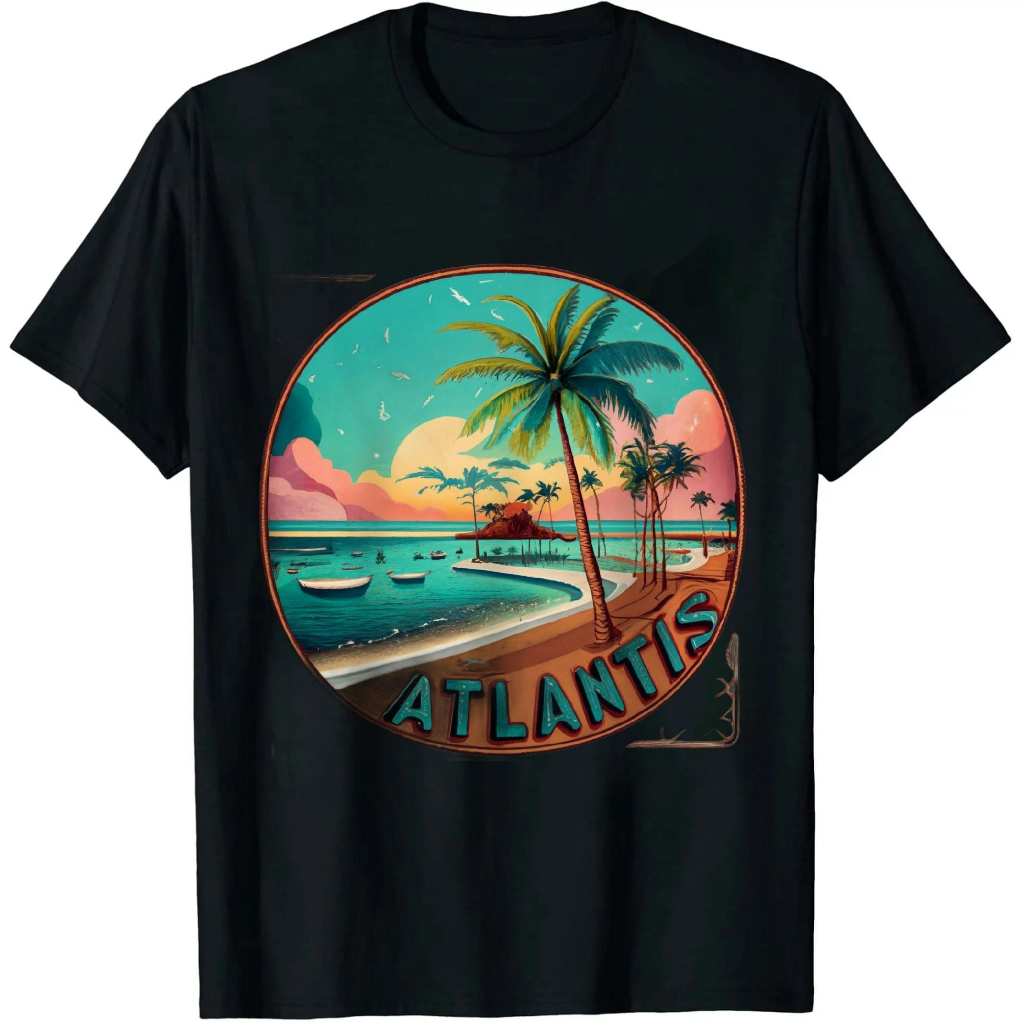 ONETECH Atlantis Beach Bahamas Shirt Lost Paradise - Walmart.com