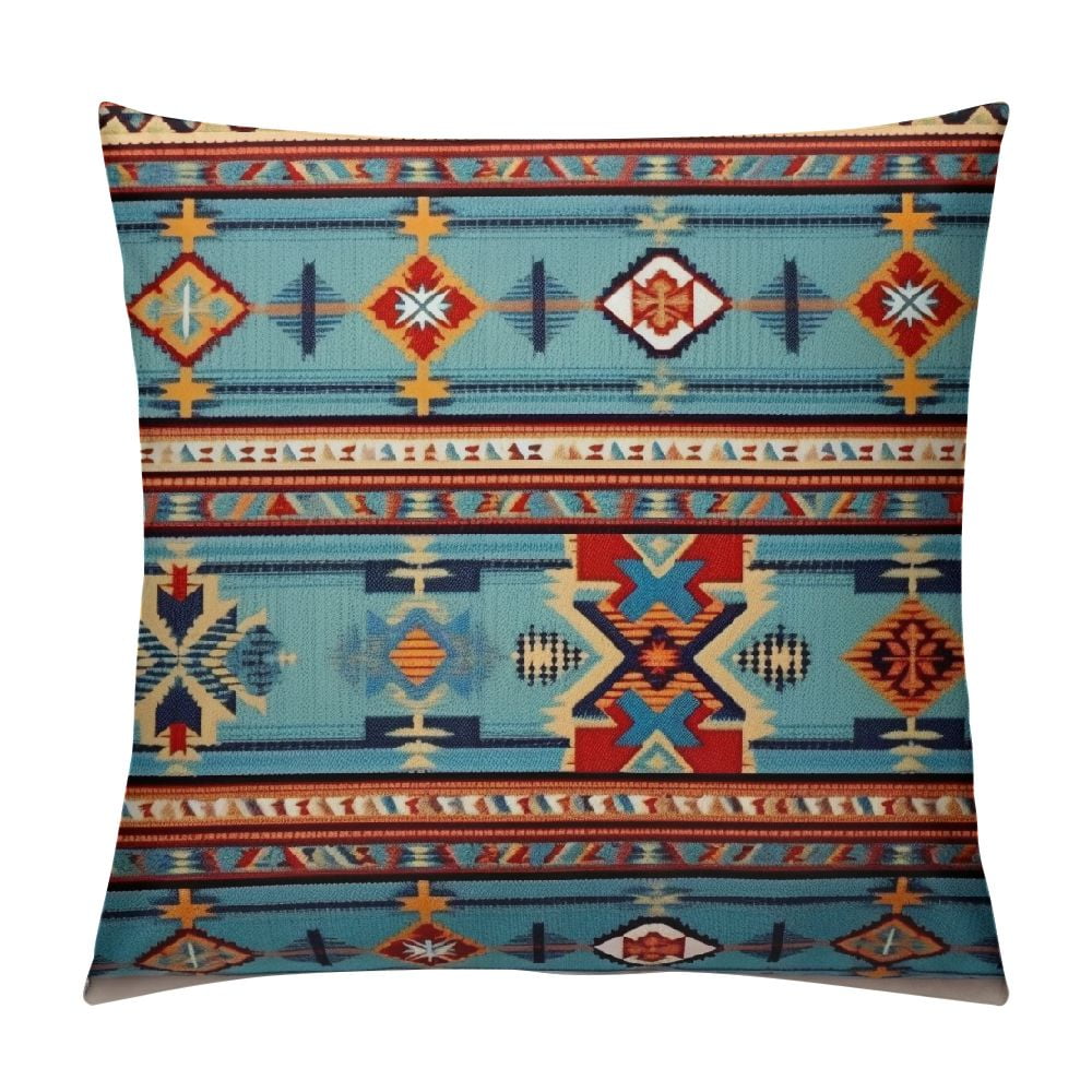 ONETECH Aztec Decorative Pillow Covers, Ethnic Tribal Arrow Throw ...