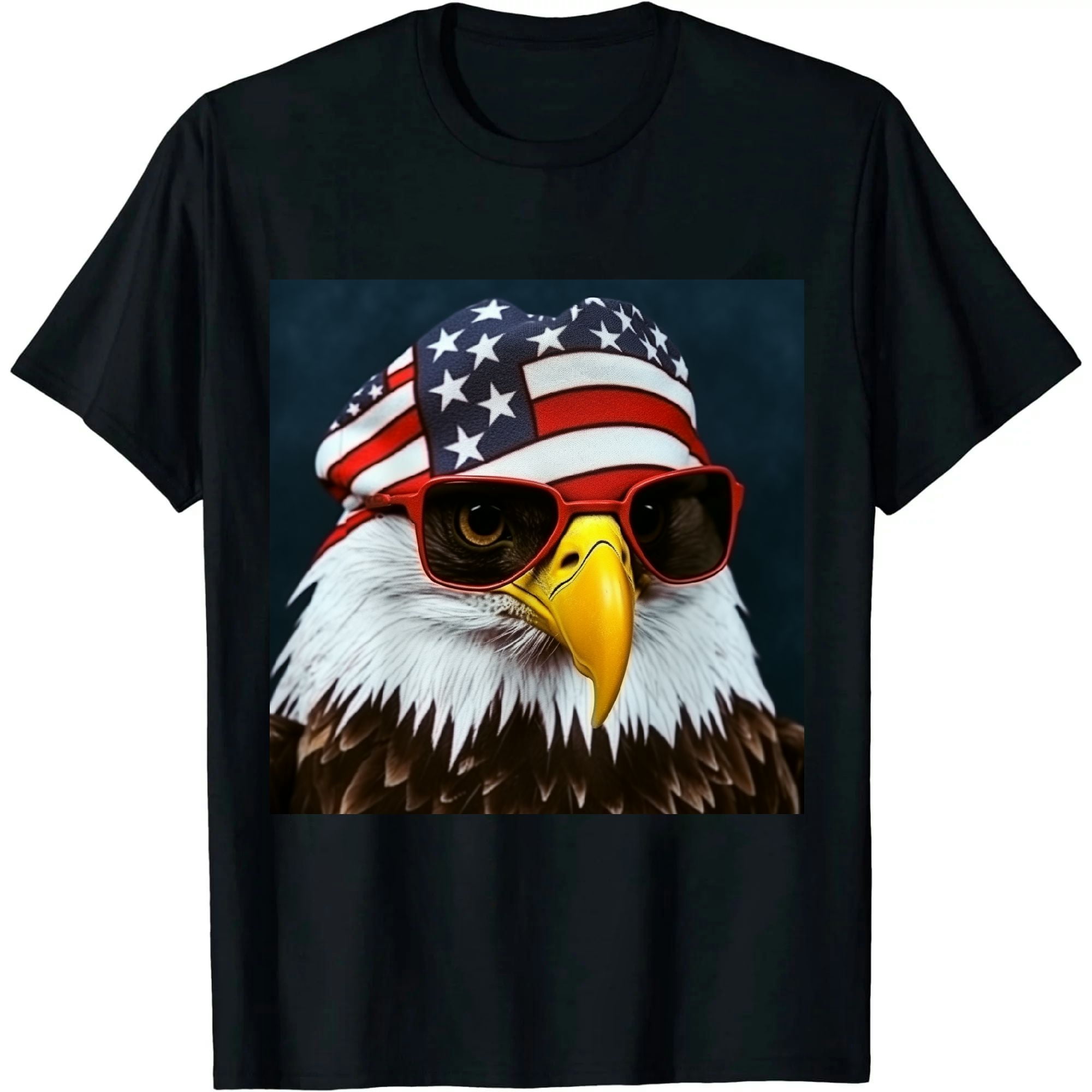 ONETECH Bald Eagle Merica 80s Mullet Eagle America USA 4th of July T-Shirt - Walmart.com