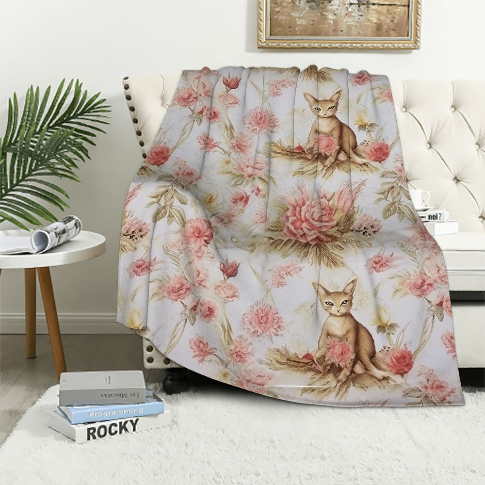 ONETECH Ballet Theme Flannel Blanket Dancing Skirt Swan Pattern ...