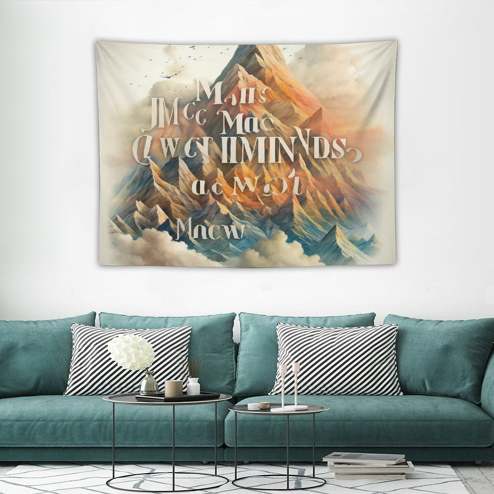 ONETECH Bible Verse Scripture Tapestry Wall Hanging Inspiring Cartoon ...