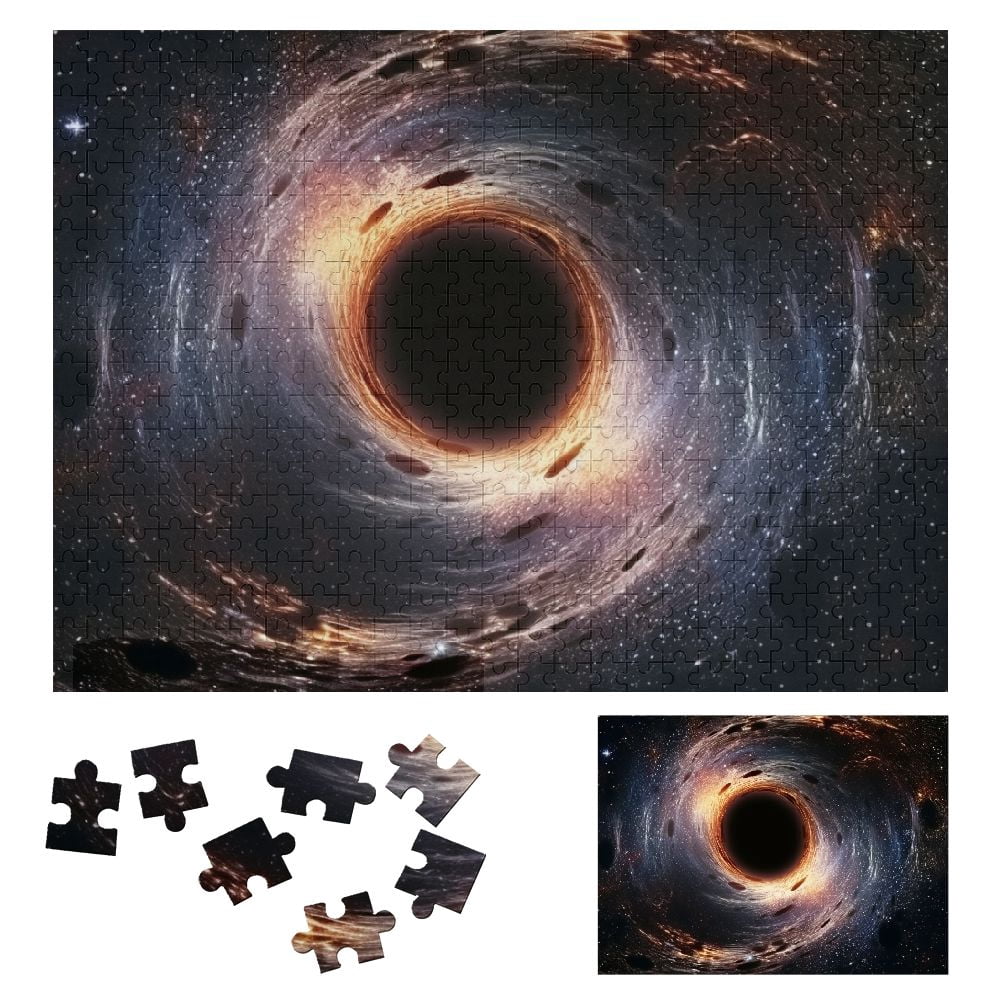 ONETECH Black Hole Galaxy Stars Wooden Jigsaw Puzzle Leisure Game Toy ...