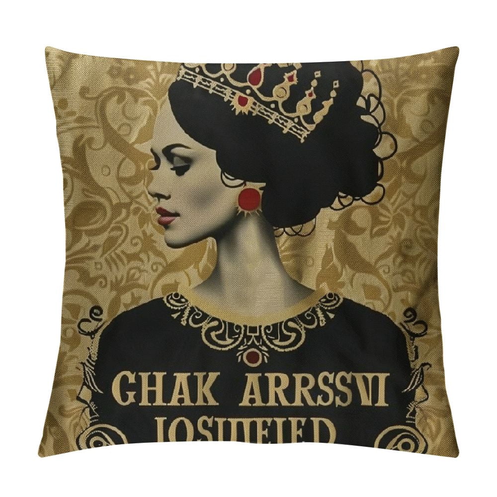 ONETECH Black Queen Pillow Covers Set - Cool Teenage Girl Gifts ...